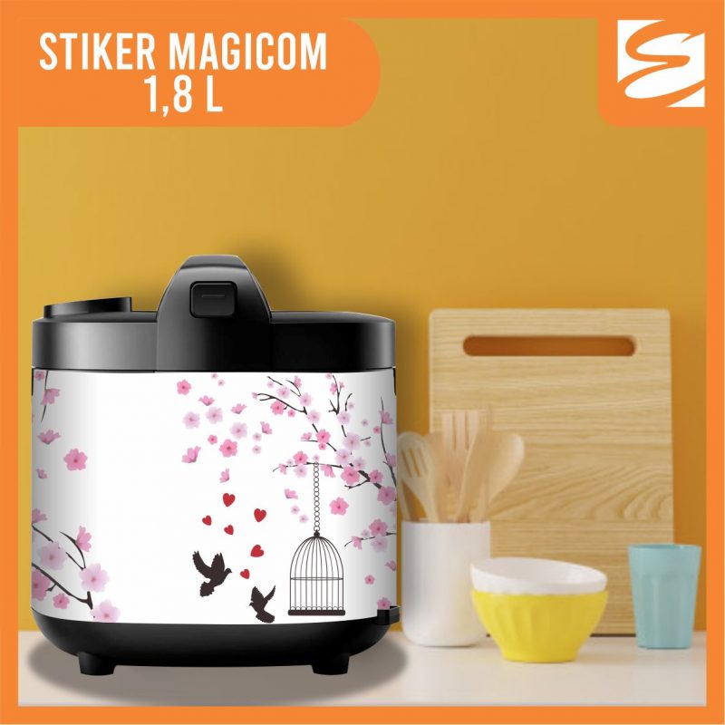 Stiker magicom 1.8L(90cm x 20cm) – bird cages – Elni Printing